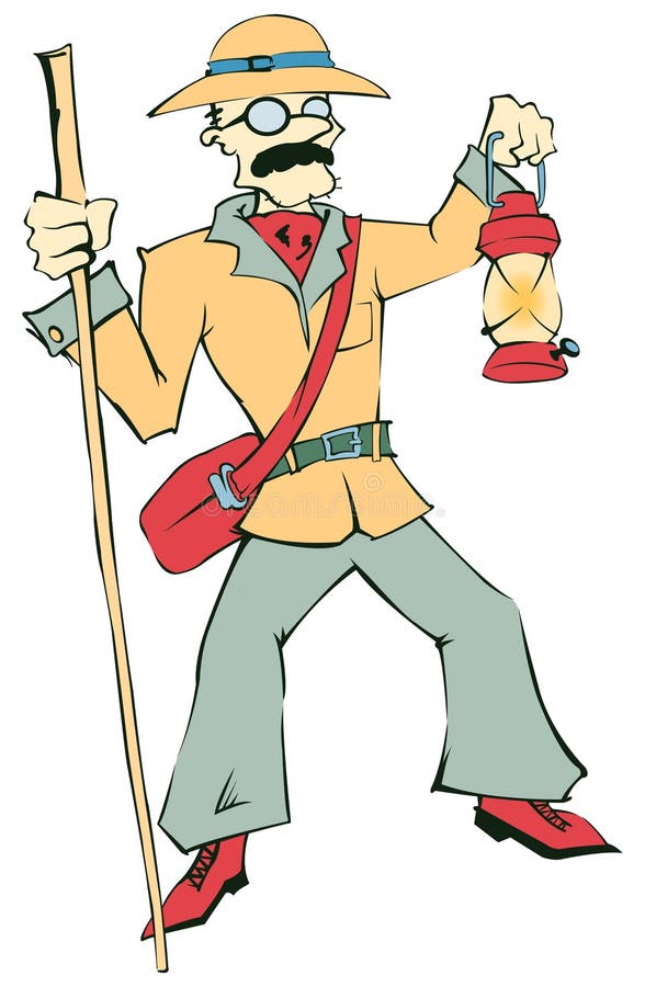 Spelunker stock vector. Illustration of spelunker, seasoned - 17149609