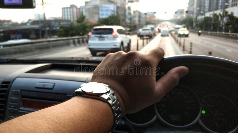 Spend a Lot of Time in the Car Stock Image - Image of time, road: 113013617