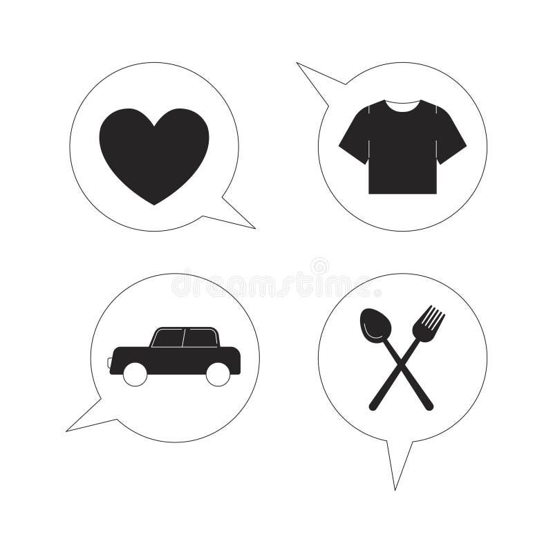 Budget Categories Symbols