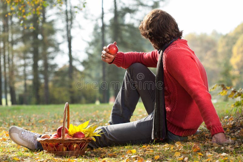 Spending free time stock photo. Image of back, dreaming - 35246754