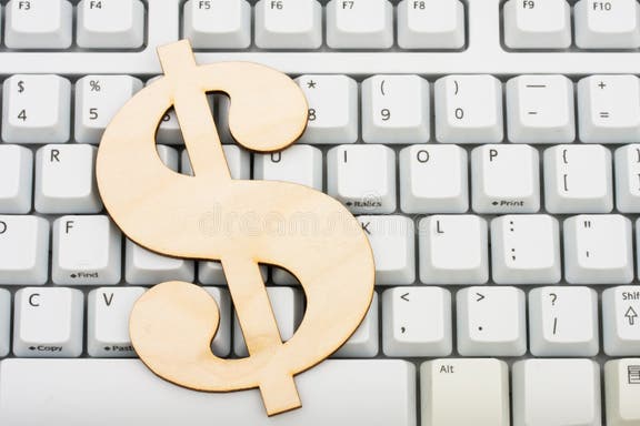 Spending Money Online stock photo. Image of copy, computer - 11077042