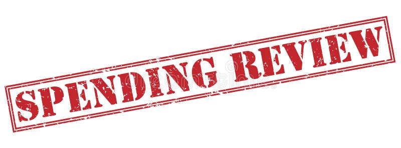 Spending Review Rubber Stamp Stock Vector - Illustration of audit ...