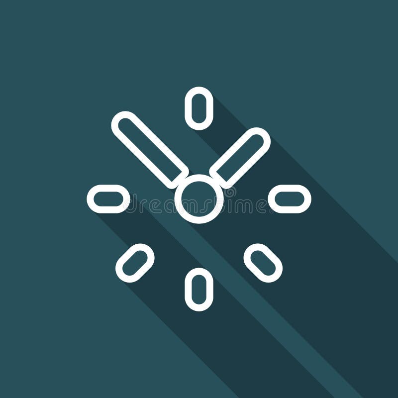 Spending Time Concept - Vector Web Icon Stock Vector - Illustration of ...