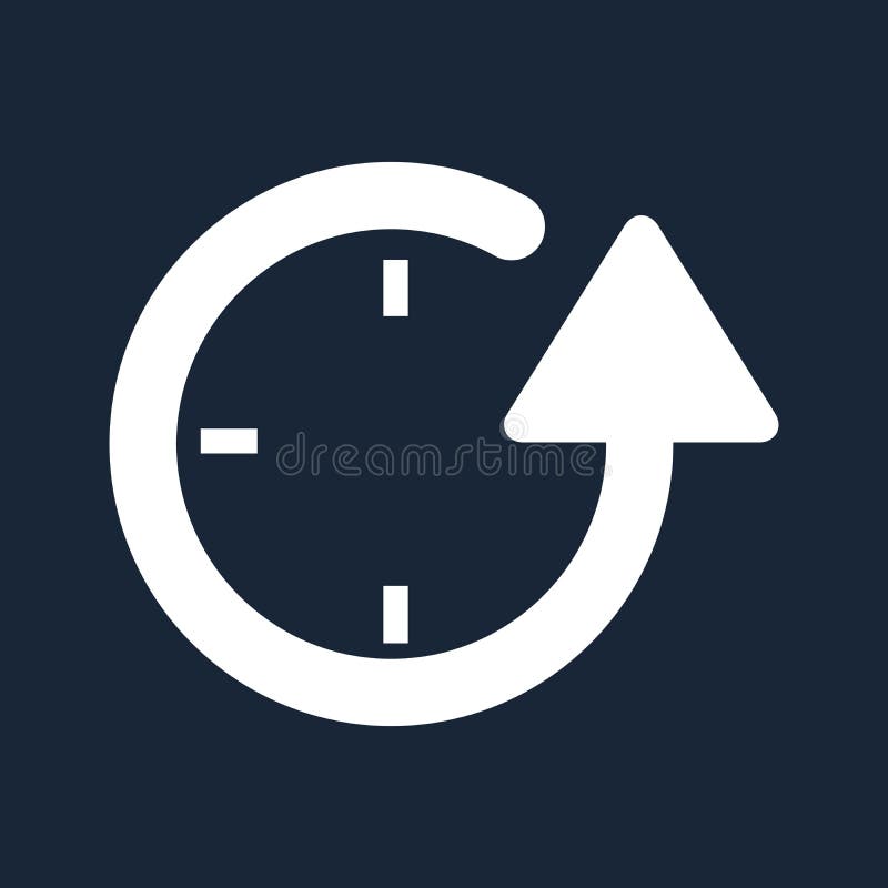 Spending Time Concept - Vector Web Icon Isolated Vector Stock ...