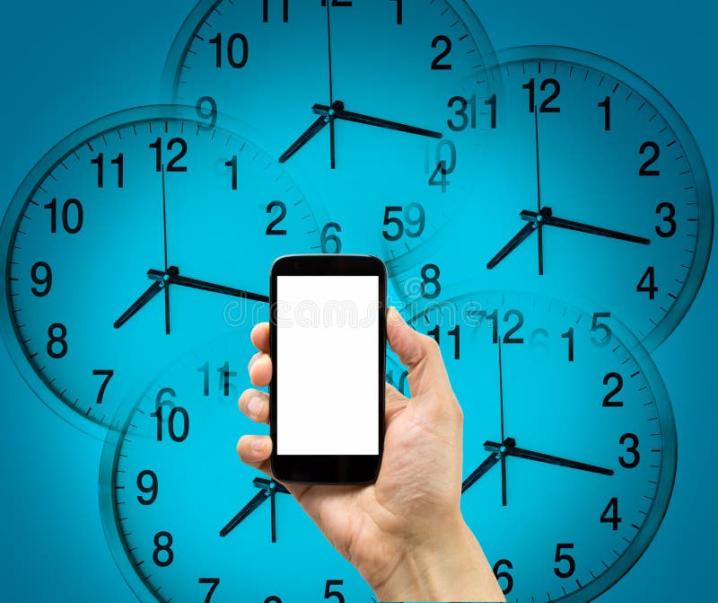 Spending Time with My Phone Stock Image - Image of concepts, cellphone ...