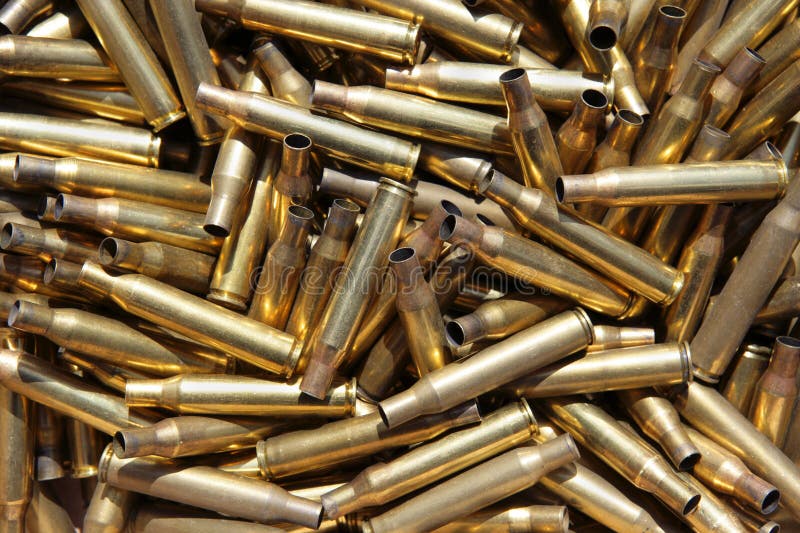 Spent ammo cases stock image. Image of hunting, rifle - 2172907