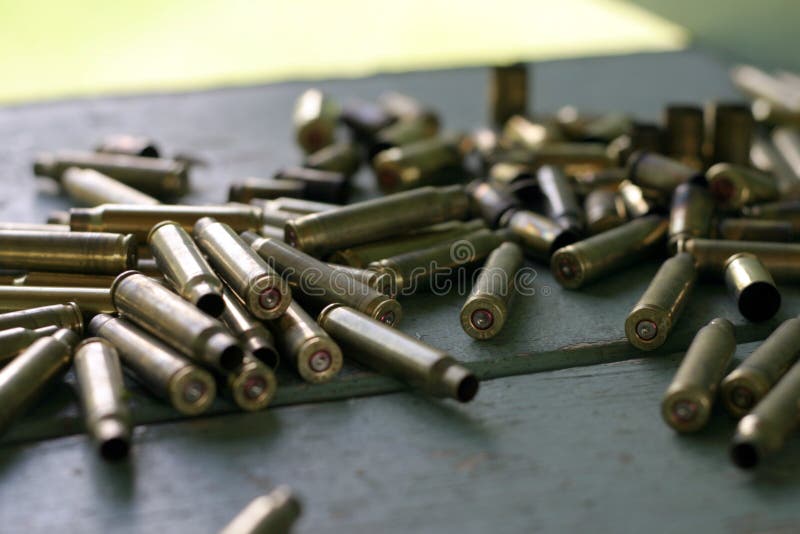 Spent Ammunition stock photo. Image of closeup, fire, rifle - 491464
