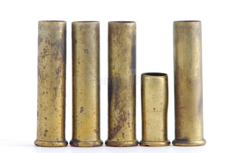 Spent 22 magnum casings stock image. Image of bullet - 23196341