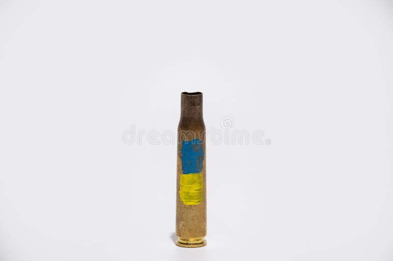 Spent rifle casing stock image. Image of green, ammunition - 23619691