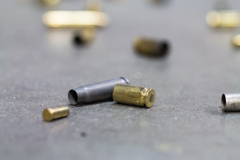 Bullet casings stock photo. Image of brass, violence - 15384890