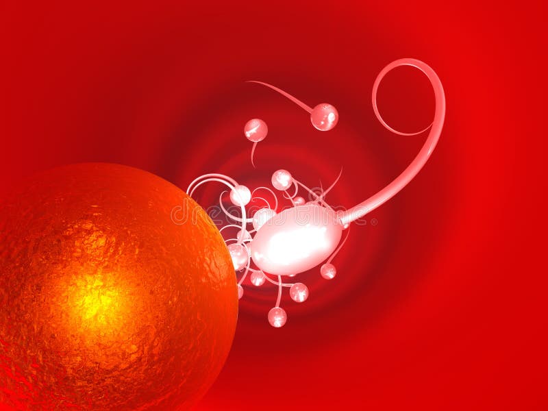 Sperm Attack 2 stock illustration. Illustration of birth - 521611