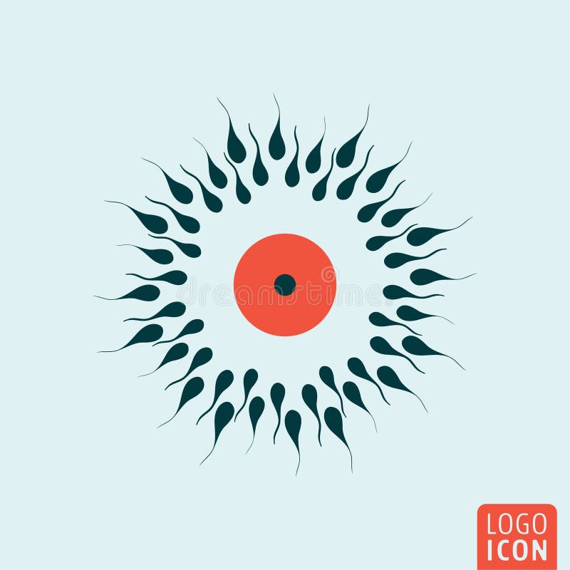 Sperm icon stock vector. Illustration of graphic, design - 85704911
