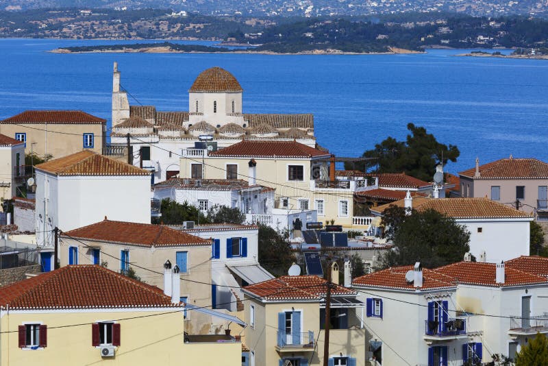 Spetses island. editorial photo. Image of greek, spetses - 110383881