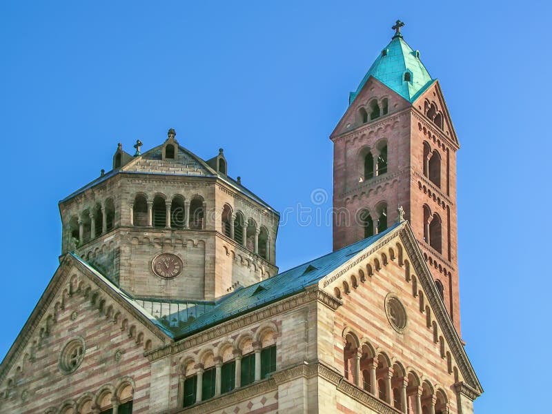 Speyer Cathedral, Germany stock image. Image of speyer - 277297673