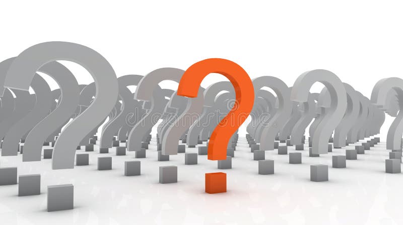 Spezielle Frage stock abbildung. Illustration von frage - 51423041