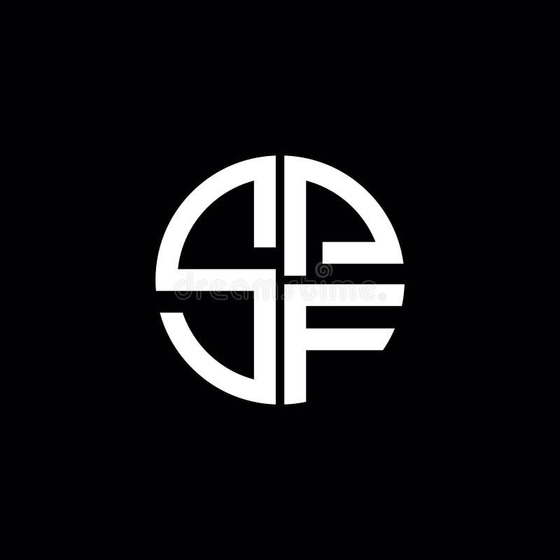 SPF Logo SPF Icon SPF Monogram SPF Letter Minimalist Circle Flat Unique ...