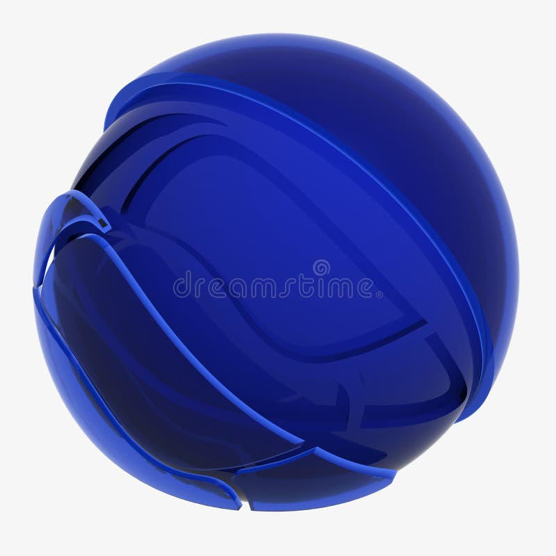 Sphere stock illustration. Illustration of dark, round - 4138597