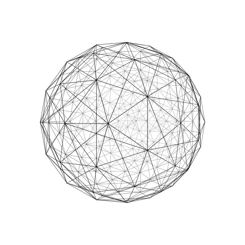 Sphere. Architecture Facade Design Isolated on White Background Stock ...