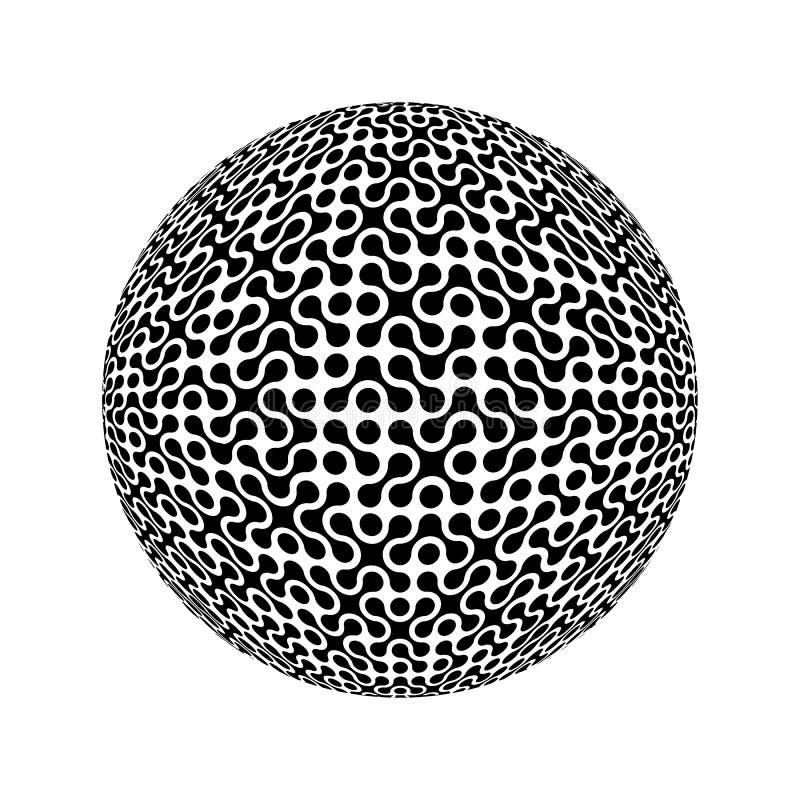 Sphere, Collected from Many Elements. Vector Illustration Stock Vector ...
