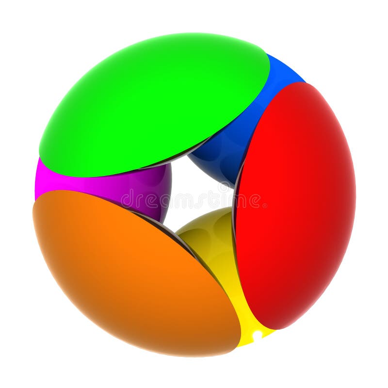 Sphere color stock illustration. Illustration of modern - 20891626