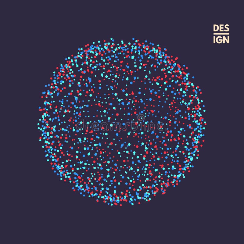The Sphere Consisting of Points. 3d Futuristic Technology Style Stock ... The Sphere Consisting of Points. 3d Futuristic Technology Style Stock ...