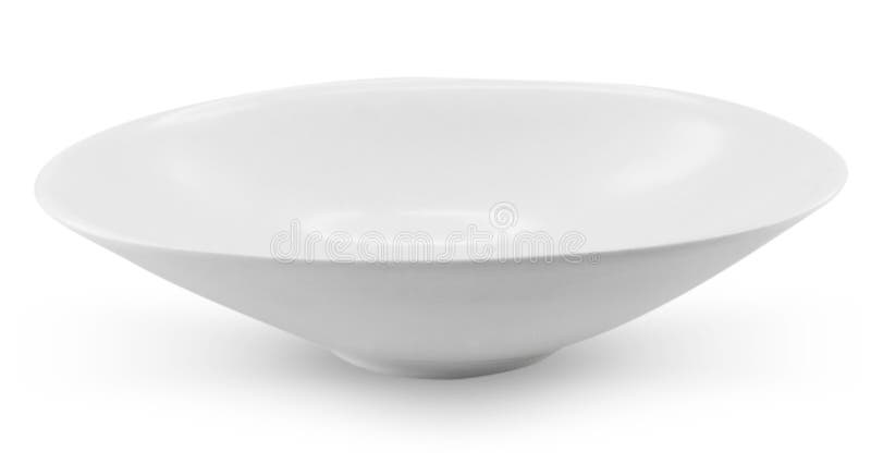 Sphere Dish Plate Side View on White Background Stock Image - Image of ...
