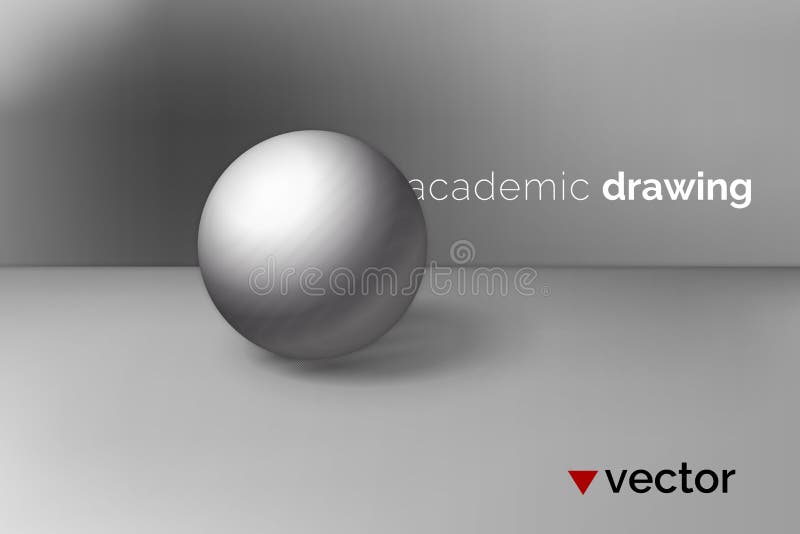 Sphere drawing stock vector. Illustration of creative - 119165158