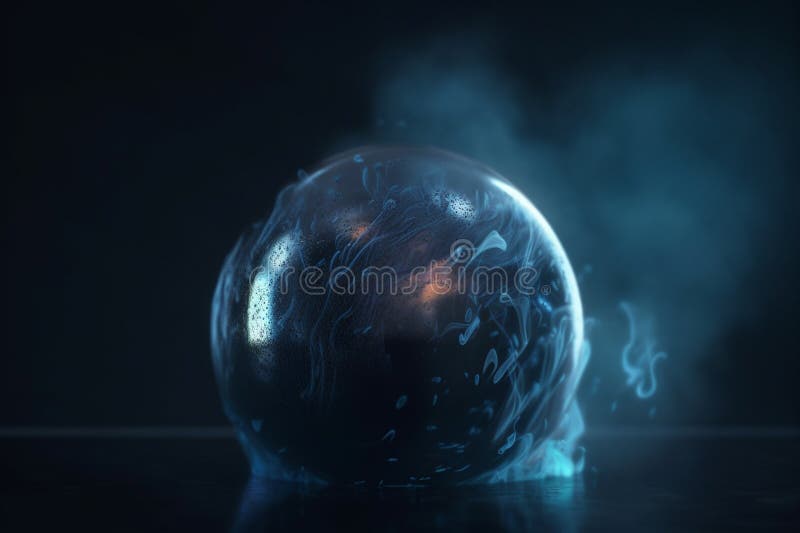 Sphere of Dynamic Energy. AI Generated Stock Illustration ...
