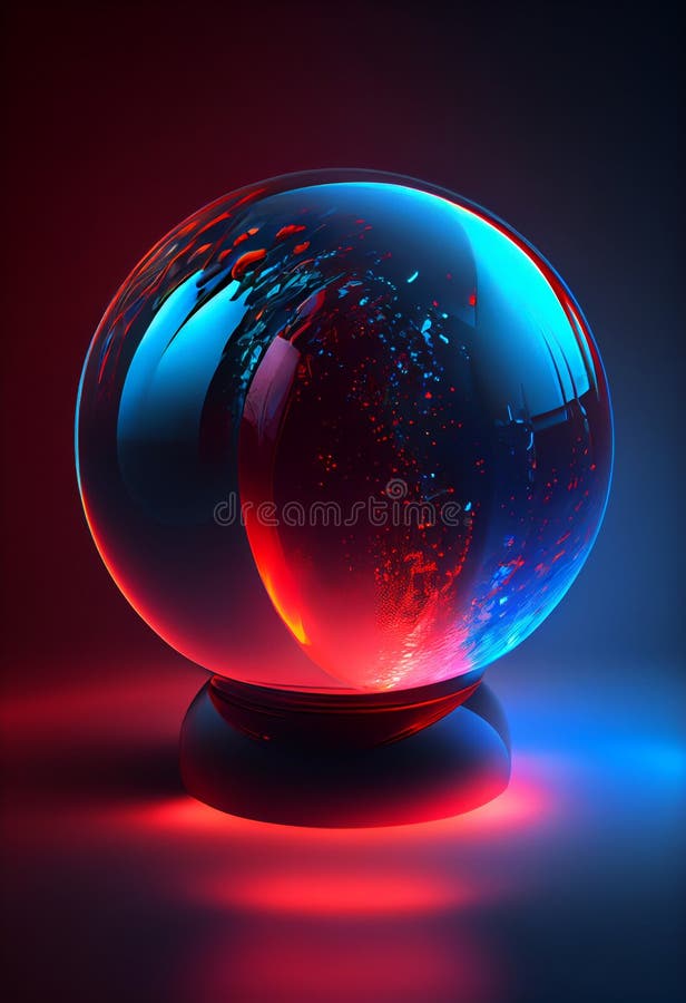 Sphere of Dynamic Energy. AI Generated Stock Illustration ...