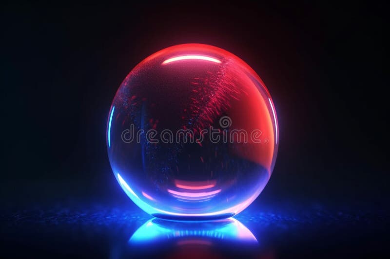 Sphere of Dynamic Energy. AI Generated Stock Illustration ...