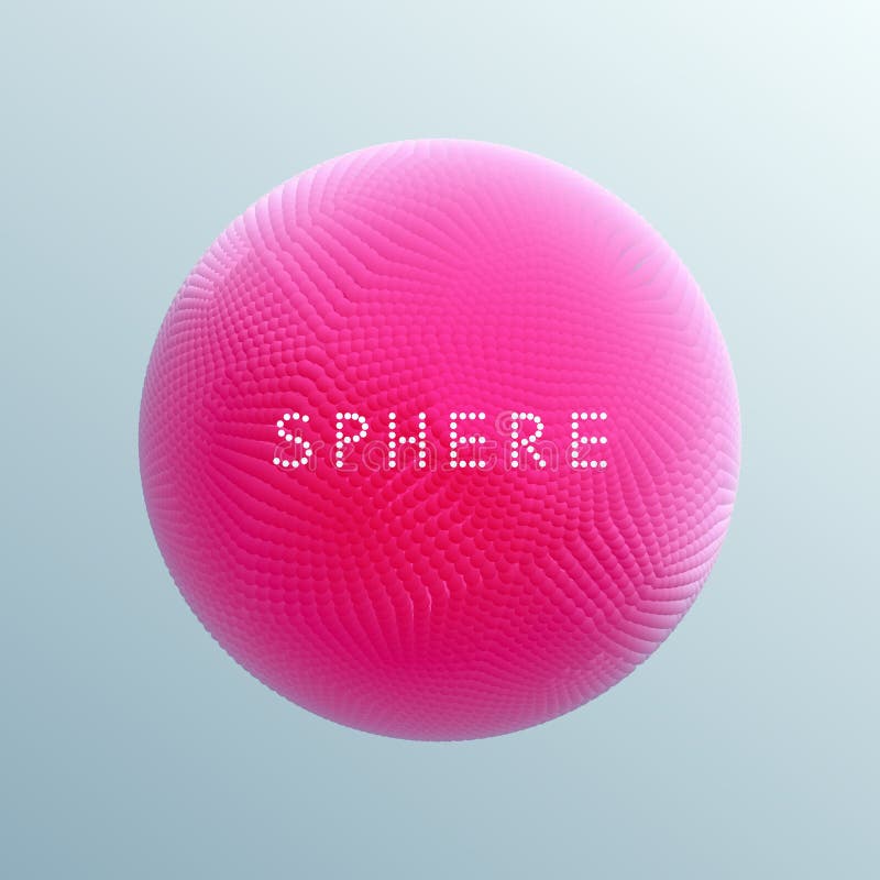 Sphere. Element for design stock vector. Illustration of science ...
