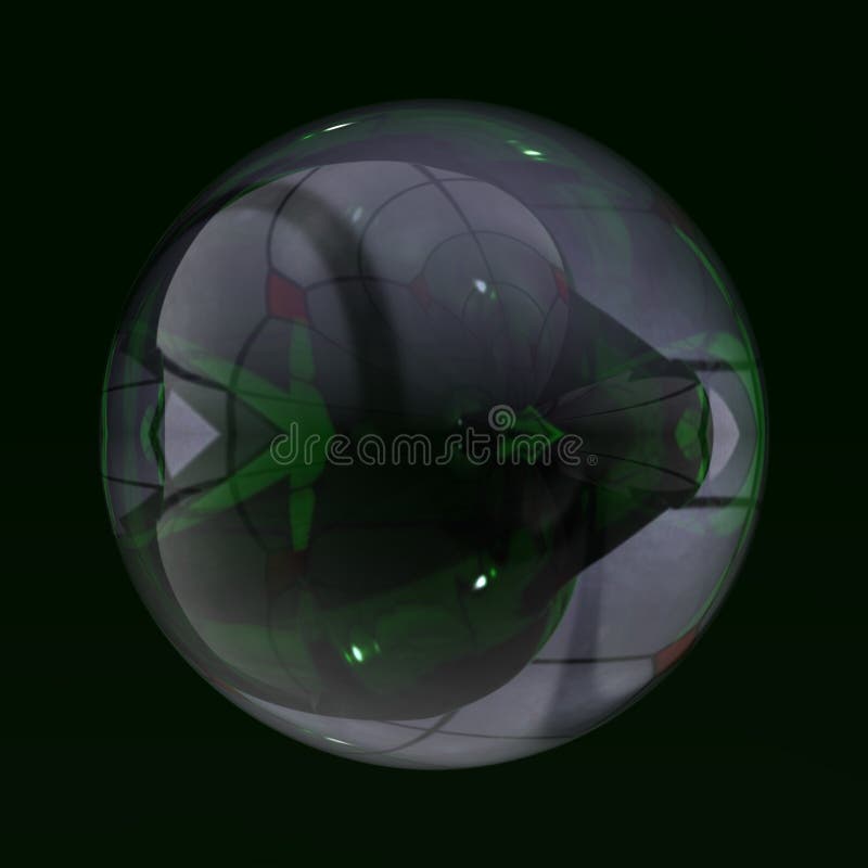 Sphere in the form of eye stock illustration. Illustration of ...
