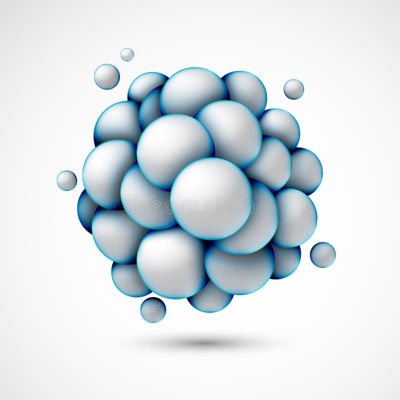 Chemical sphere stock vector. Illustration of molecule - 22957381