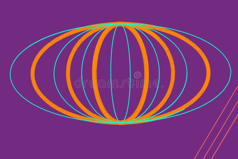 Sphere Frame Image for Background/banner or As Wrap Stock Illustration ...