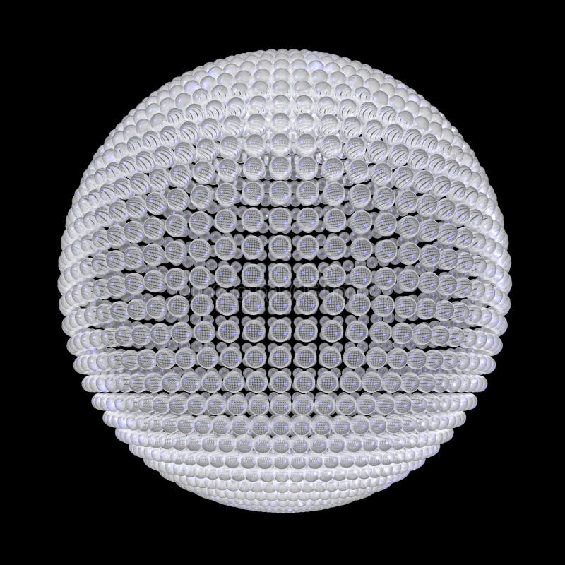 Sphere from glass spheres stock illustration. Illustration of ...