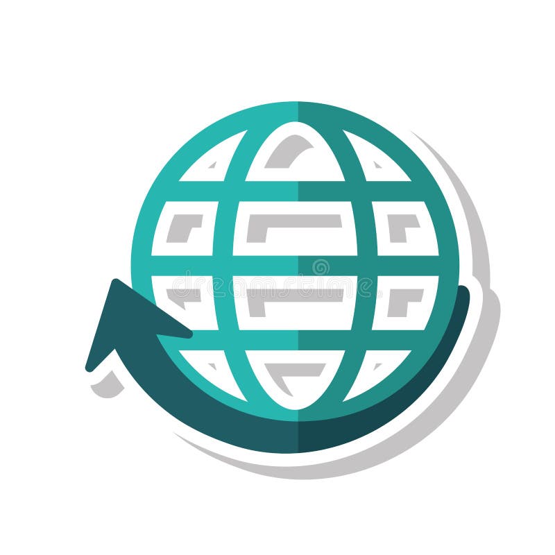 Sphere and Global Communication Design Stock Vector - Illustration of ...