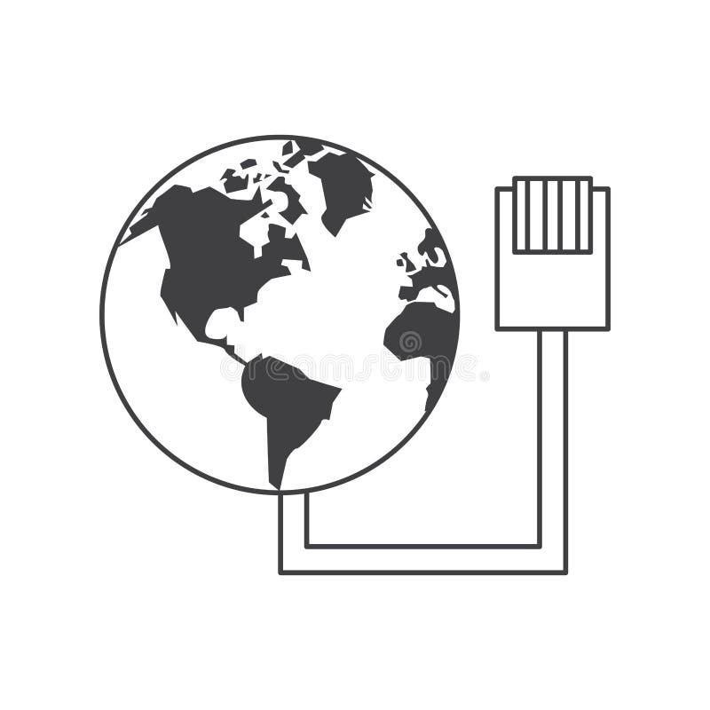 Sphere and Global Communication Design Stock Vector - Illustration of ...