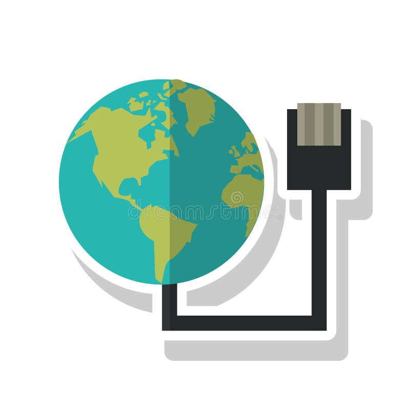 Sphere and Global Communication Design Stock Vector - Illustration of ...