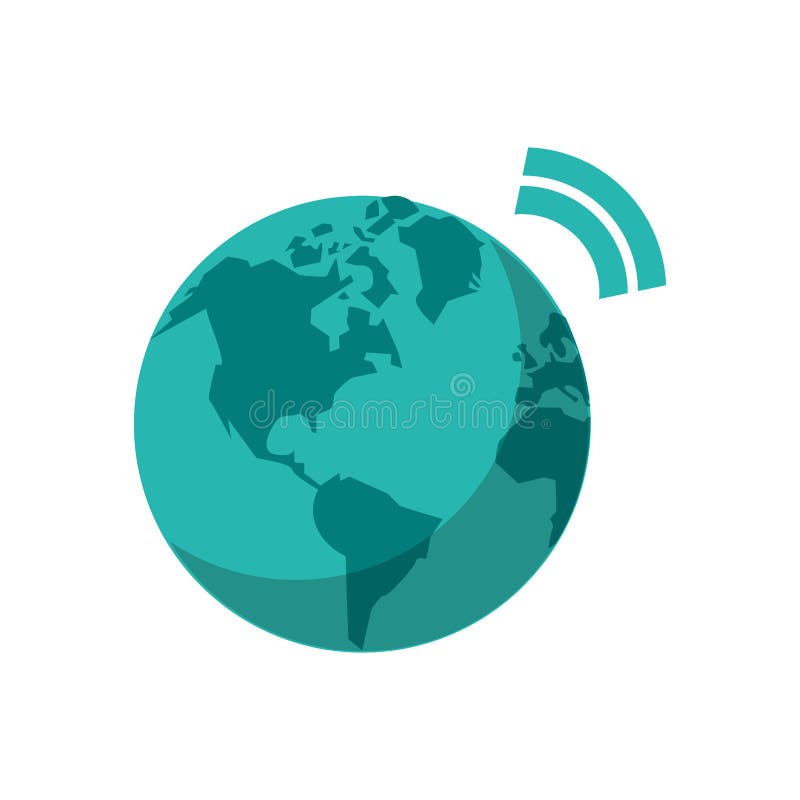 Sphere and Global Communication Design Stock Vector - Illustration of ...