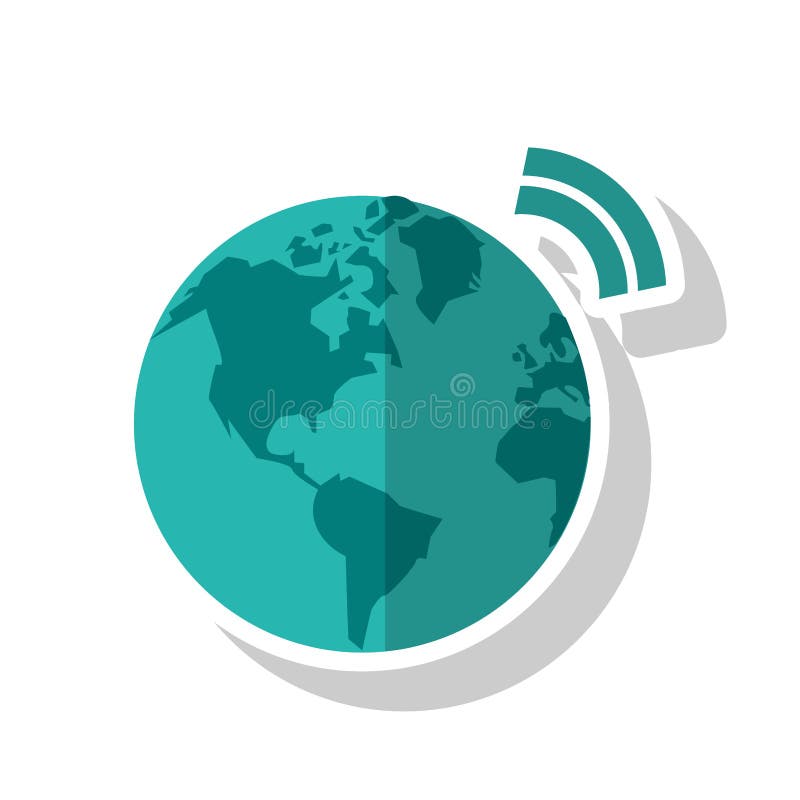 Sphere and Global Communication Design Stock Vector - Illustration of ...
