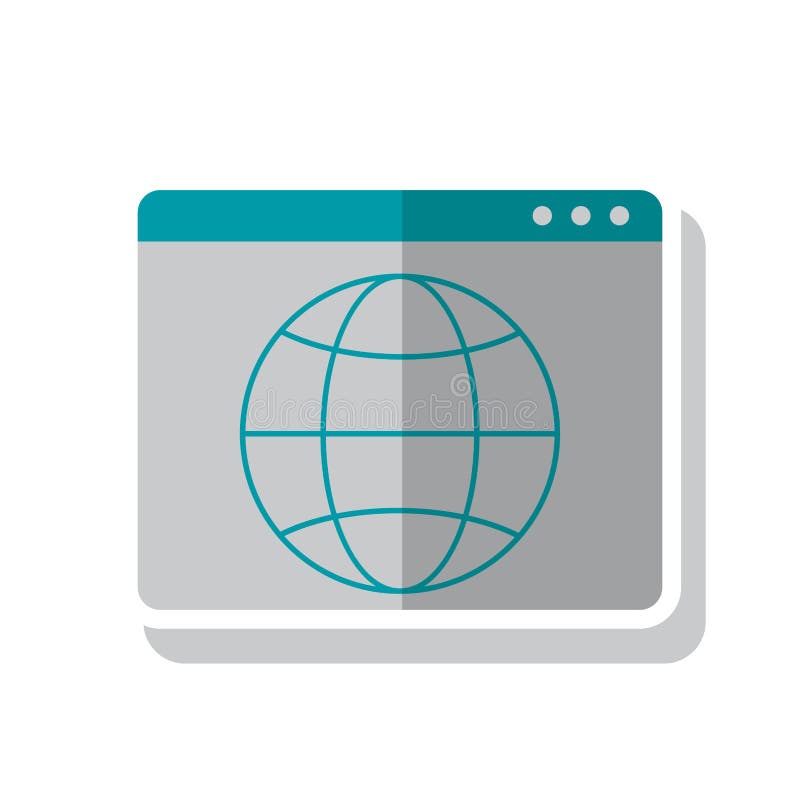 Sphere and Global Communication Design Stock Vector - Illustration of ...