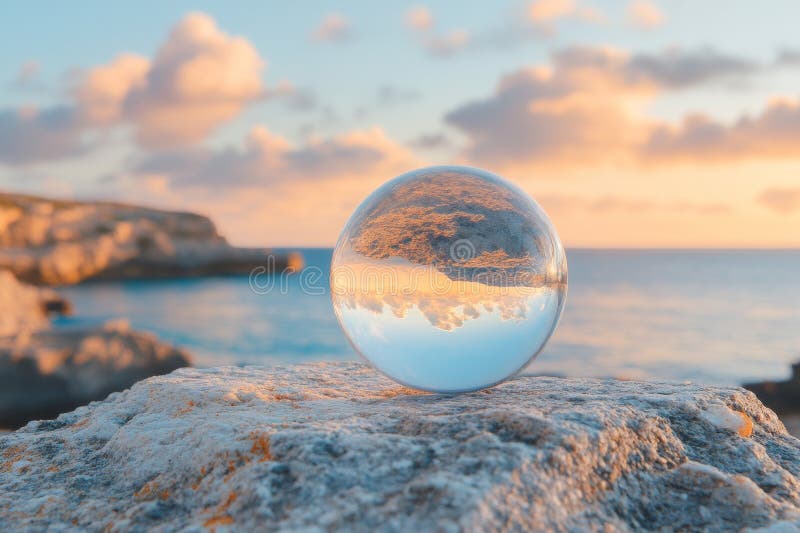 A Sphere with High Detail, Textured Stone, and a Shallow Background ...