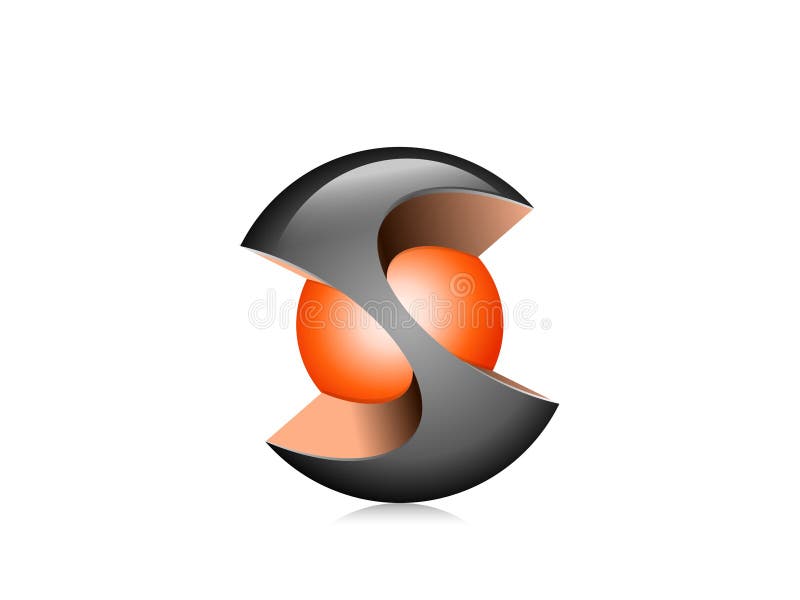 Sphere Icon stock vector. Illustration of figure, logo - 83805284