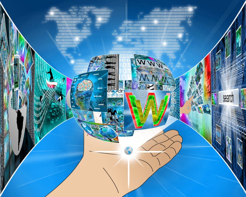 Sphere of information stock photo. Image of hdtv, cable - 46537834