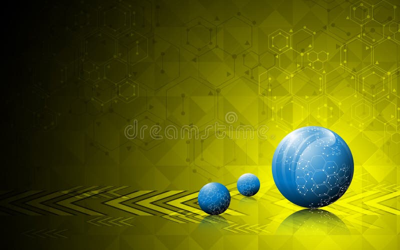 Sphere Innovation Movement Abstract Background Stock Vector ...
