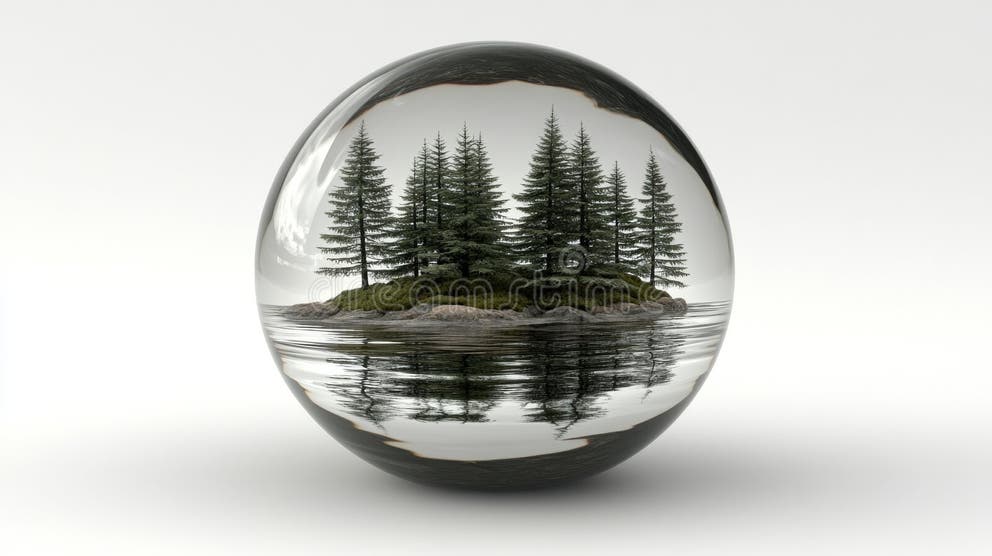 A Sphere that Levitates, Containing a Full Ecosystem with Trees and ...