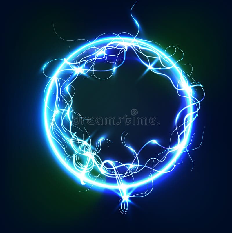 Sphere Lightning Light Background Multicolored Stock Image - Image of ...