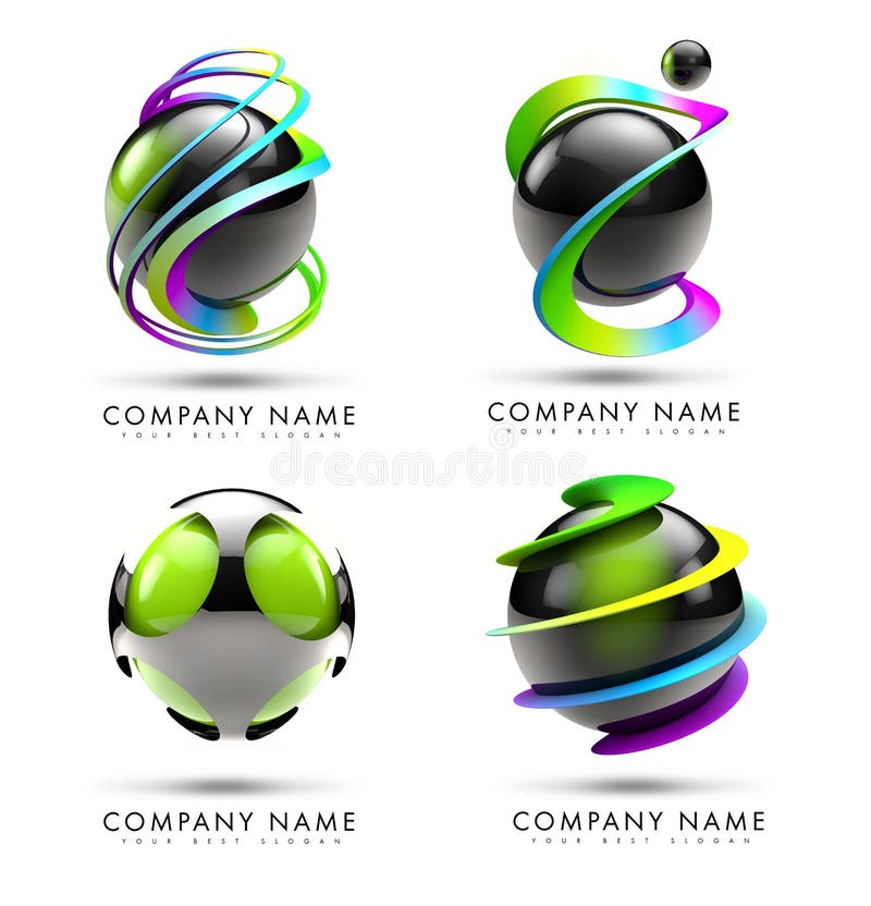 3D Abstract S Logo stock illustration. Illustration of motion - 35941954