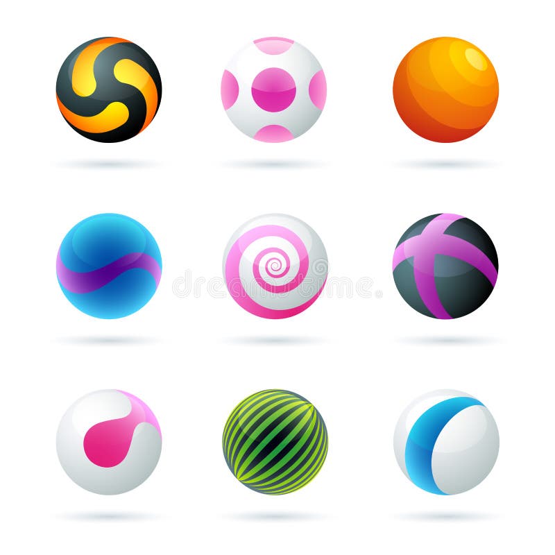 Sphere logo design stock illustration. Illustration of marketing - 23355046