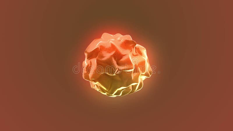 Sphere Made of Neon Rounds. Multi Segment Red Rose.Trapcode TAO Rose ...